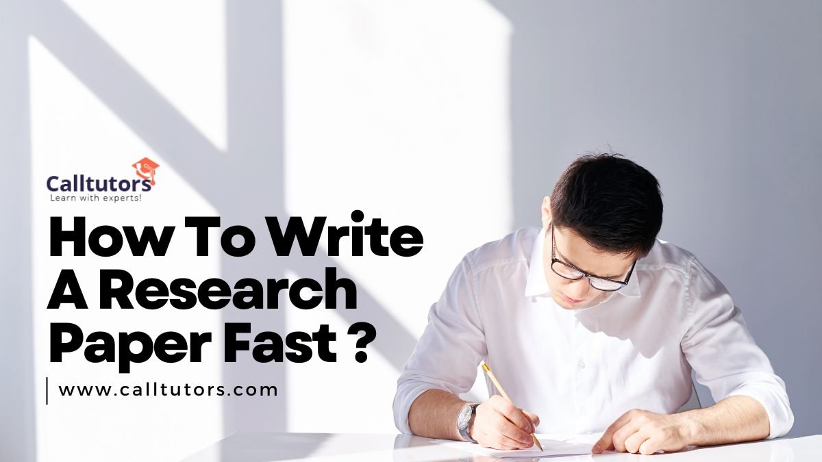 How To Write A Research Paper Fast - 9 Amazing Tips